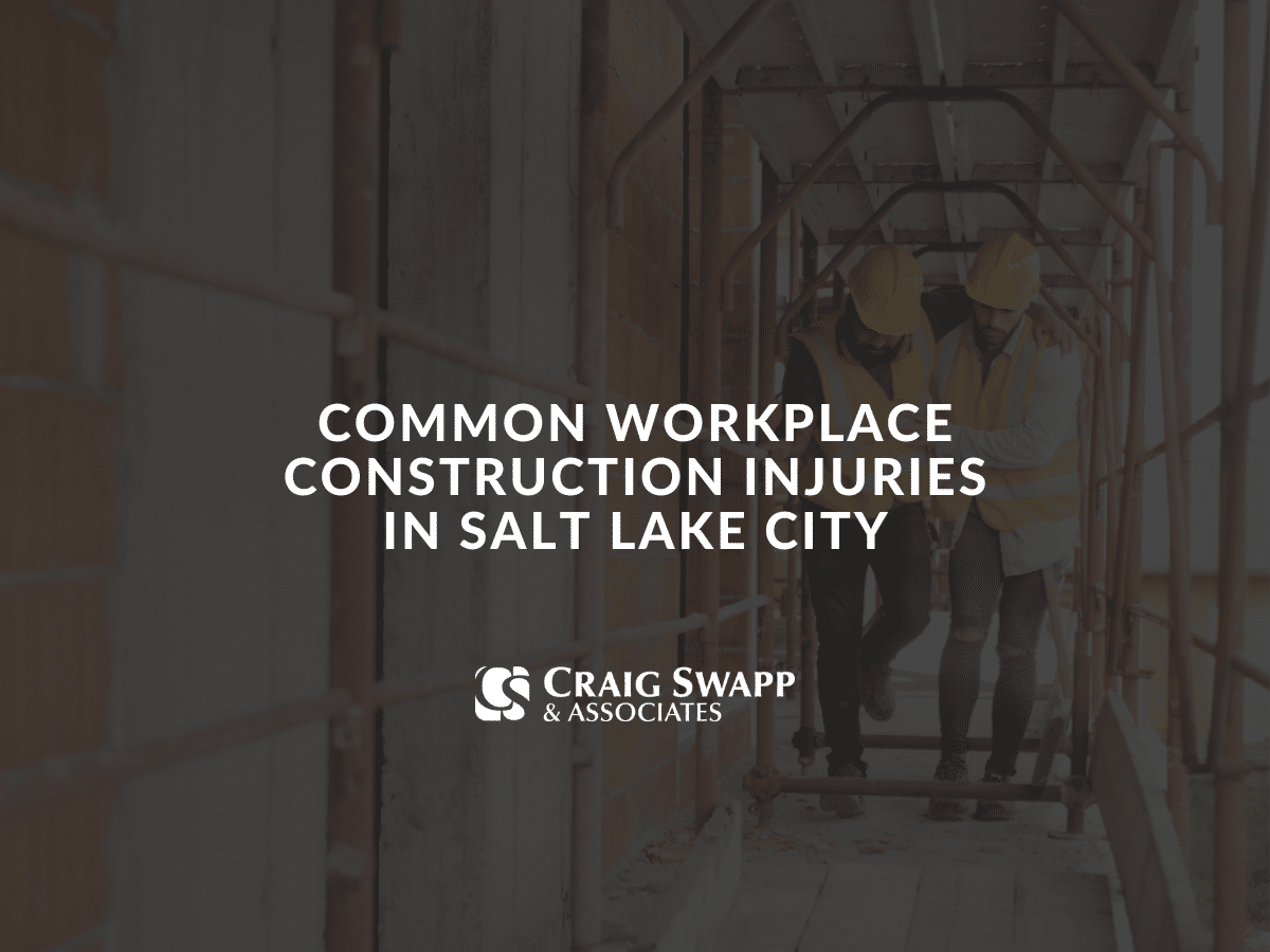 Common Workplace Construction Injuries in Salt Lake City